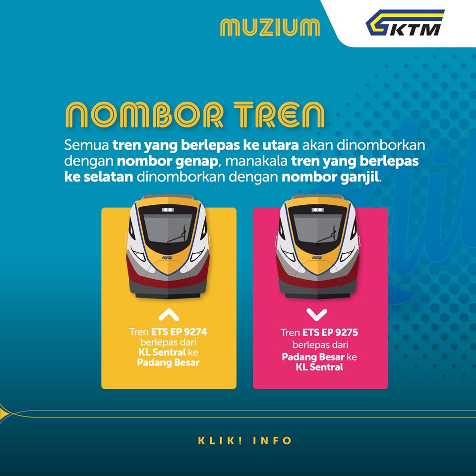 Tahukah anda maksud di sebalik setiap nombor tren KTMB pada jadual ...